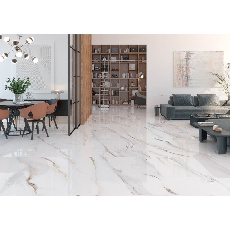 Série Calacatta gold 60x120 carrelage bords rectifiés